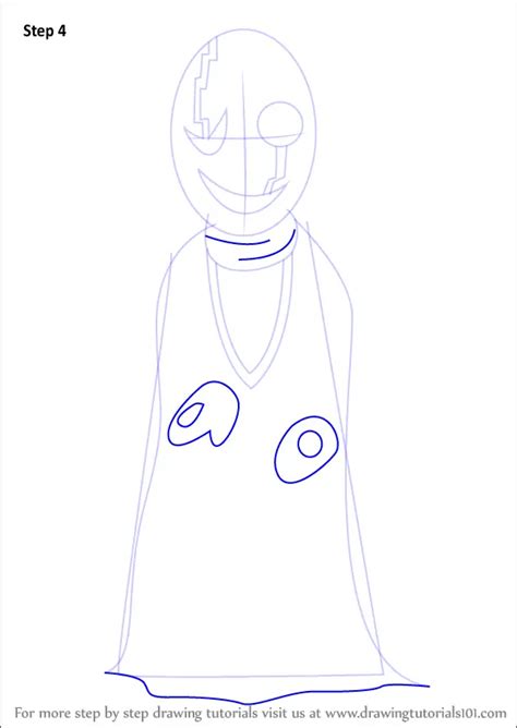 Learn How To Draw W D Gaster From Undertale Undertale Step By Step