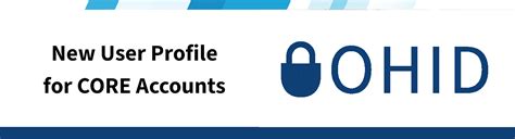 new user profile for core accounts