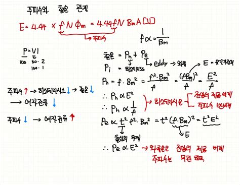 전기기기 과외 24편 변압기 등가회로를 통해 여자전류 임피던스 환산과 주파수와 철손 관계를 쉽게 이해해보자 네이버 블로그