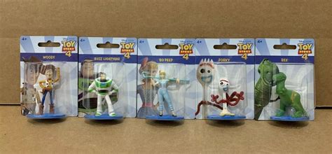 Toy Story 4 Action Figures Disney Pixar Buzz Woody Forky Bo Rex Movie