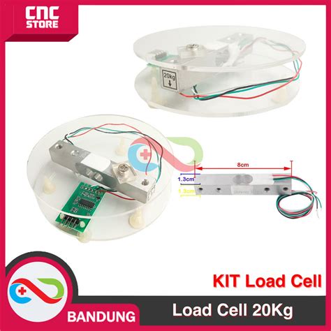 Jual Kit Hx711 Module 20kg Pressure Sensor Set Weighing Sensor Shopee