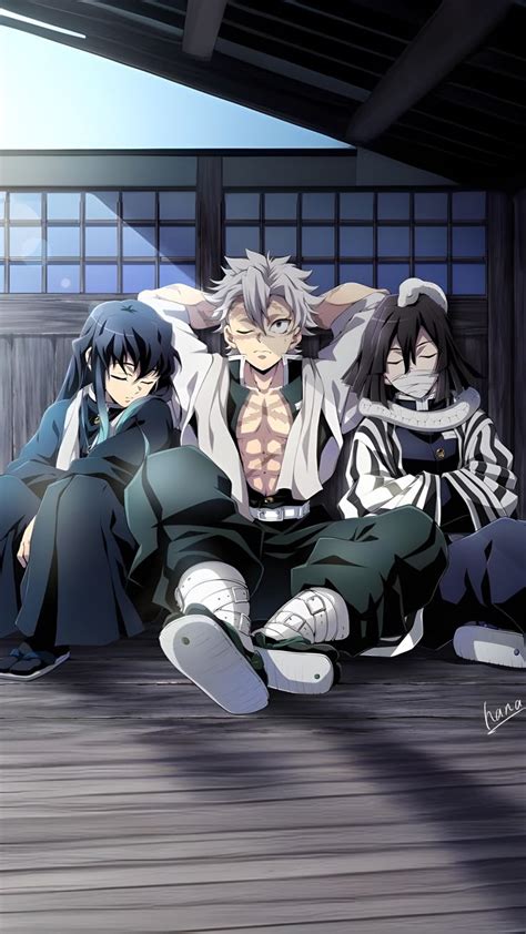 Muichiro Sanemi Obanai In Slayer Anime Slayer Tattoo Anime