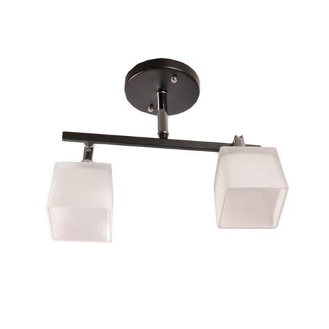 ᐉ Люстра стельова Свет Sr N3502 2 Bk Ch на 2 плафони Чорно сріблястий • Краща ціна в Києві