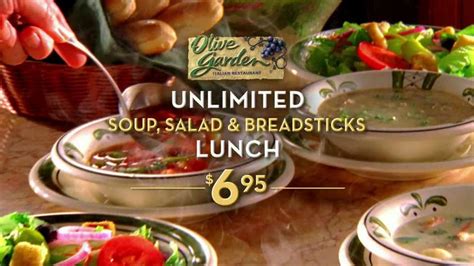 Olive Garden Unlimited Soup Salad And Breadsticks Tv Commercials Ispot
