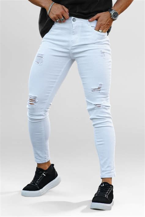 Mens Skinny Ripped Jeans For Sale Page 2 Gingtto