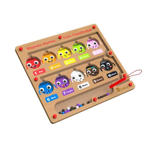 ⚡️buy Maxbell Wooden Magnet Puzzle Boards Math Toy Activities Magnetic