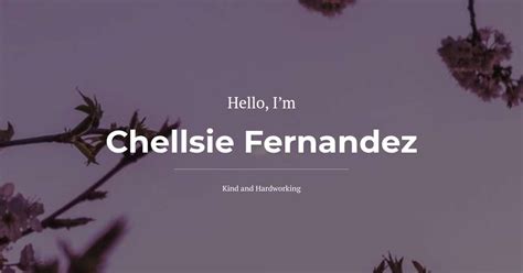Chellsie Fernandez