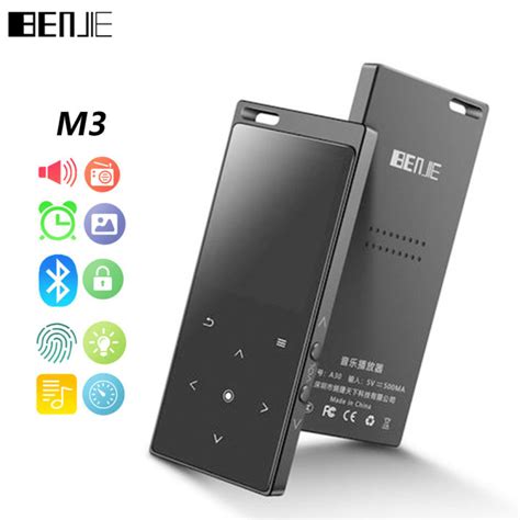 Benjie M3 Bluetooth Mp3 Player With Built In Speaker Hifi Lossles Audio