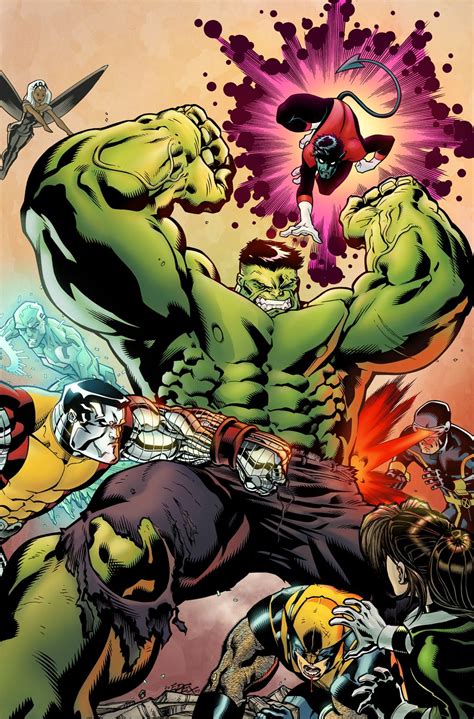 Hulk Vs X Men By Edex By Stephenschaffer On Deviantart Artofit