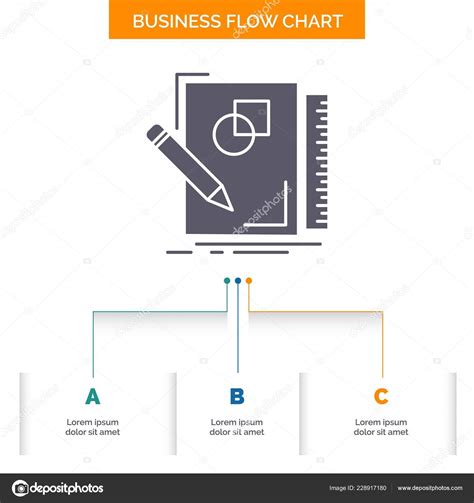 Sketch Sketching Design Draw Geometry Business Flow Chart Design Steps Stock Vector Image By