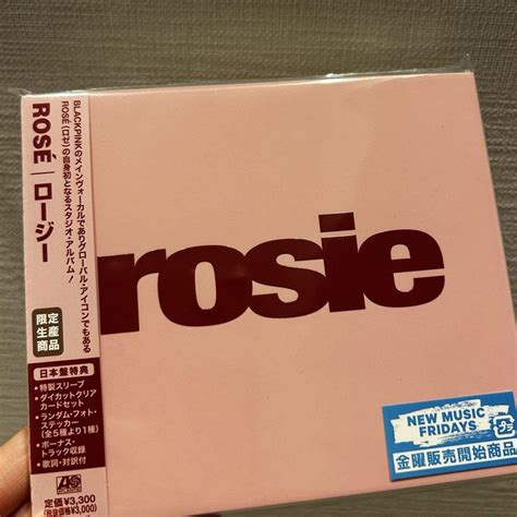 新品未開封 Rosie ロゼ 日本版特典 アルバム ロージー Cd RosÉ メルカリ
