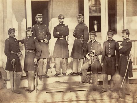 Офицеры 71 й Нью Йоркский пехотный полк 1861 Фотограф Мэтью Б