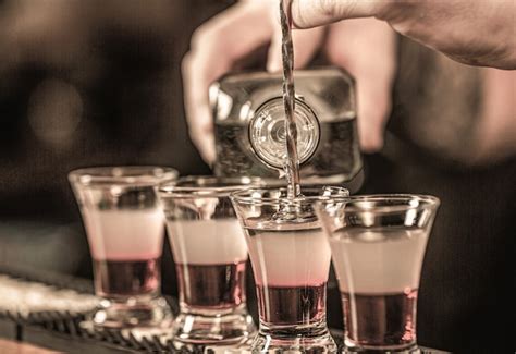 Premium Photo Cocktail At The Nightclub Group Friends Tequila Shot