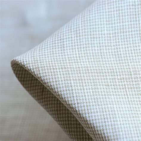 Varenna Check Linen String White