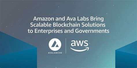 Aws アマゾンウェブサービス 企業や政府向けのブロックチェーンソリューションの規模拡大に向け 仮想通貨）avalancheと提携 トリウィア