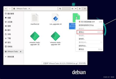 虚拟机linux安装vmwaretoolsvmware Tools镜像文件 Csdn博客