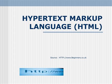 Html Powerpoint Presentation116 Ppt Web Design And Html Internet