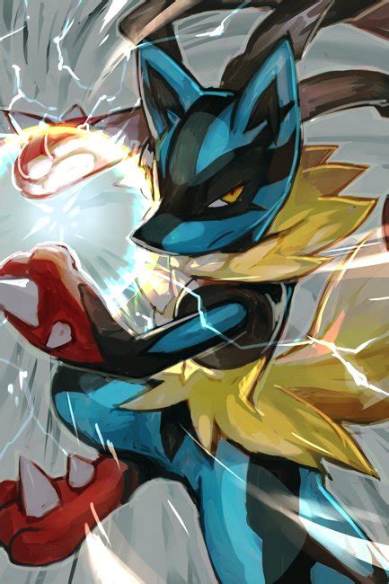 Lucario Pokemon Drawn By Hungry Clicker Danbooru