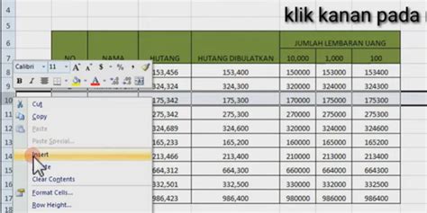 Cara Tambah Row Dalam Excel Terriploaty
