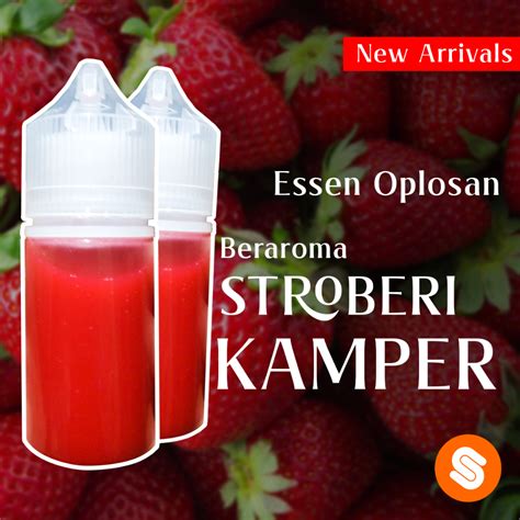 Jual Essen Oplosan Aroma STROBERI KAMPER SUDAH DIUJI Paling Cocok