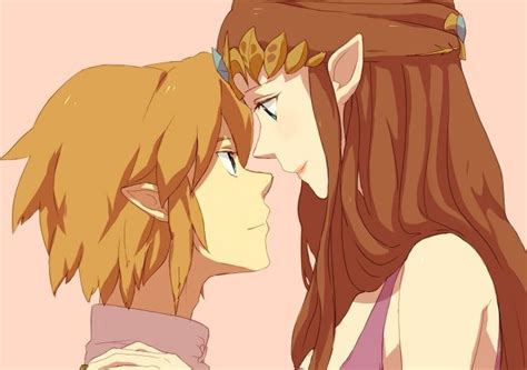 Link And Zelda Twilight Princess Kiss