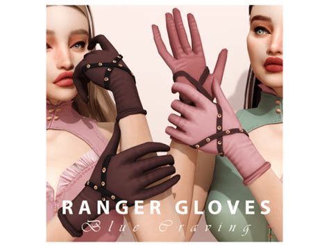 The Sims Blue Craving Ranger Gloves CC The Sims