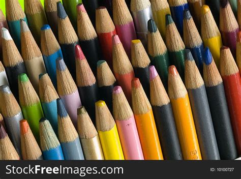 2 Unsharpened Colored Pencils Free Stock Photos StockFreeImages