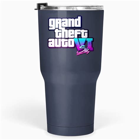 Grand Theft Auto VI GTA VI Logo Fanmade Tumblers 30 Oz Sold By