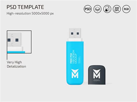 Free Usb Design Mockup On Behance