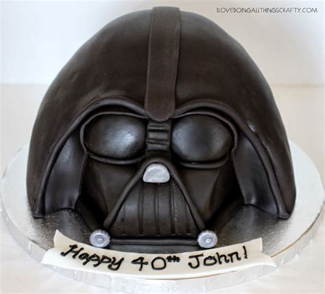 I Love Doing All Things Crafty Darth Vader Cake Diy Cakes