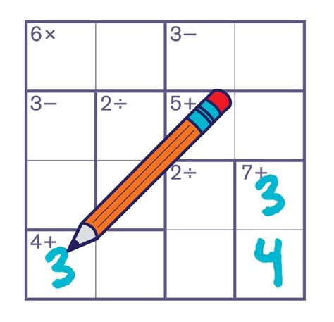 Ken Ken Math Activity Math Activities Math Number Sense