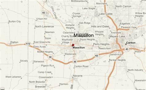 Massillon Ohio Zip Code Map Map