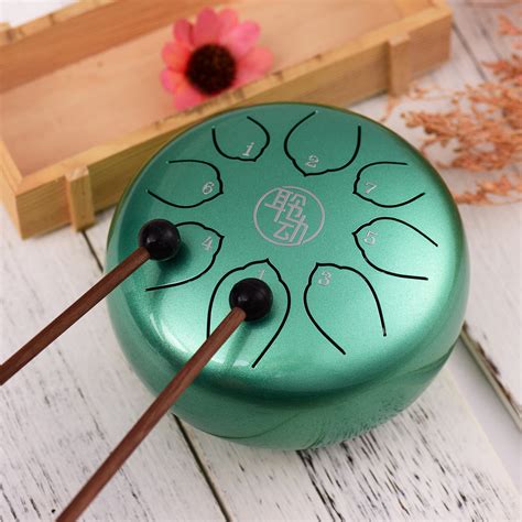 Buy 6 Inch Steel Tongue Drum Handpan Drum 8 Notes C Key Percussion