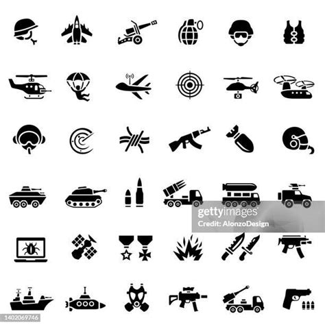 6318 War Icons High Res Illustrations Getty Images