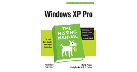 cover windows xp pro the missing manual second edition [book]