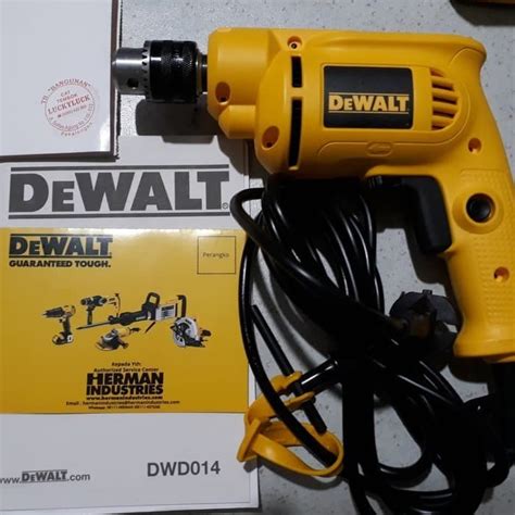 Jual DEWALT DWD014 MESIN BOR 10mm Rotary Drill 550 Watt DWD 014