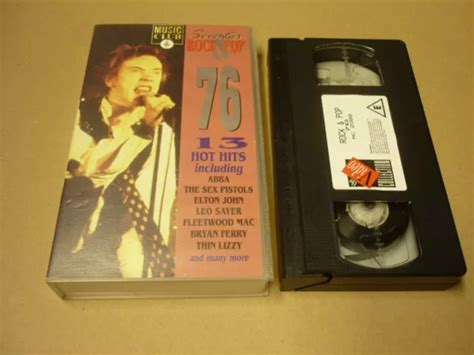 Rock And Pop 76 Vhs Video Sex Pistols Abba Thin Lizzy Fleetwood Mac £800