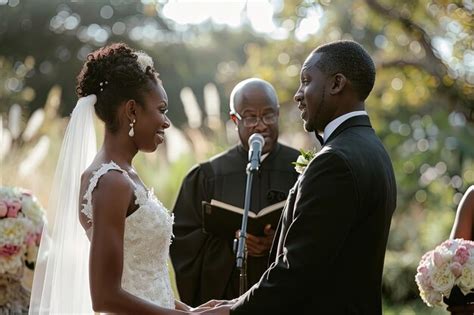 Premium Photo A Man And A Woman Standing Next To Each Other In Front