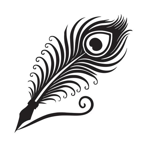 Peacock Quill Vector Art Icons And Graphics For Free Download