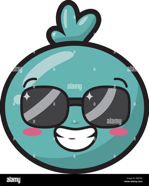 Kawaii Face Bubble Cartoon Stock Vector Image And Art Alamy