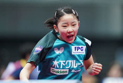 張本美和、ジュニアで3回戦へ 兄の五輪代表入り「モチベーションになった」 スポーツ報知