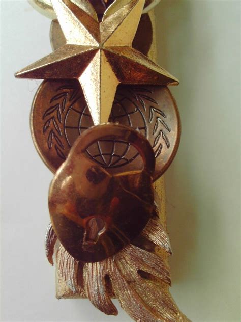 Vintage Jewelry Cross Art Assemblage Gold Sculpture Ladybug Buttons