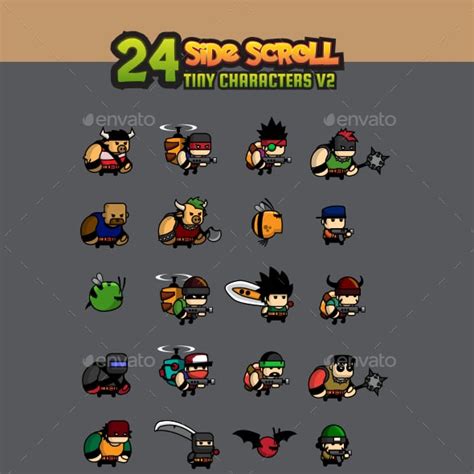 Game Sprites And Sheet Templates From Graphicriver