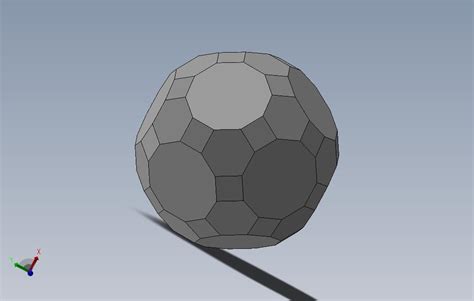 大菱形十二面体 Solidworks 2012 模型图纸免费下载 懒石网