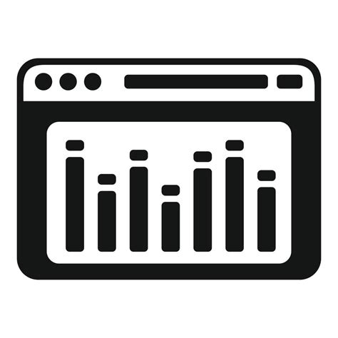 web page report icon simple vector paper data 14935197 vector art at