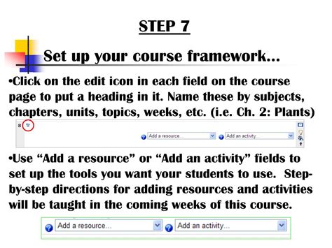 Ppt Moodle Course Setup In 7 Easy Steps Powerpoint Presentation Free Download Id2075920