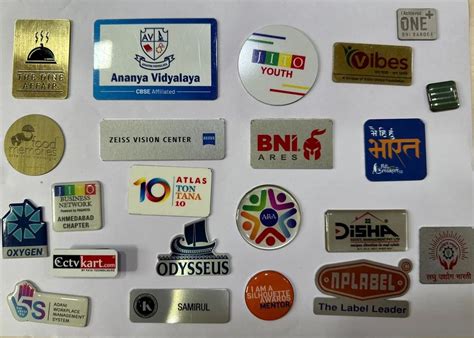 Silver Printed Custom Metal Badge At ₹ 49 Piece In Ahmedabad Id