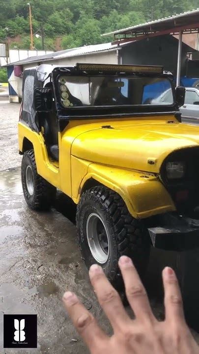 جیپ با رنگ قناری😁 جیپ Jeep ژاپنی نیسان Offroad Toyota تویوتا
