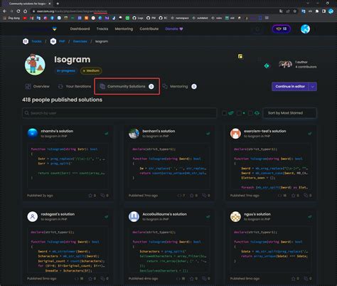 `community Solutions` Issues · Issue 6396 · Exercismexercism · Github