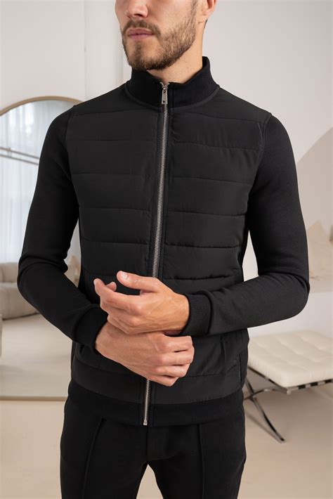 Hybrid Technical Jacket Black Choix Uk